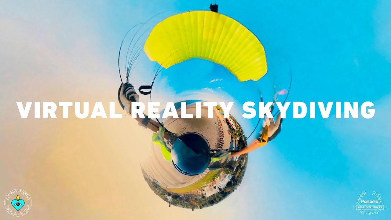 Skydiving Virtual Reality 360 Panama Best Influencer - YouTube