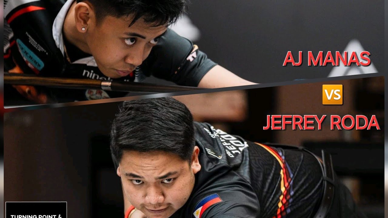 MARBOYS BILLIARDS 🇵🇭 Jefrey Roda vs 🇵🇭 AJ Manas Race 12. 9 Ball. Even ...