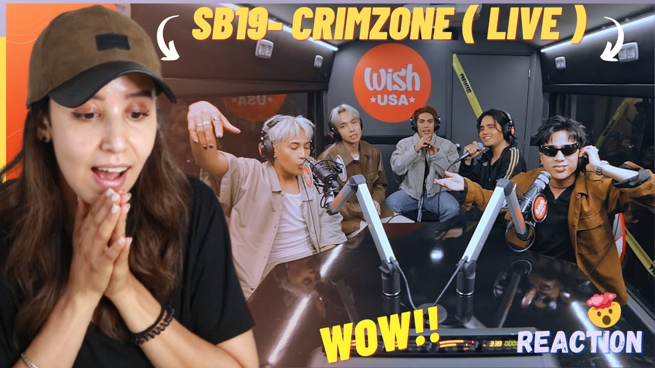 SB19 "CRIMZONE" LIVE (Wish USA Bus) | REACTION - YouTube