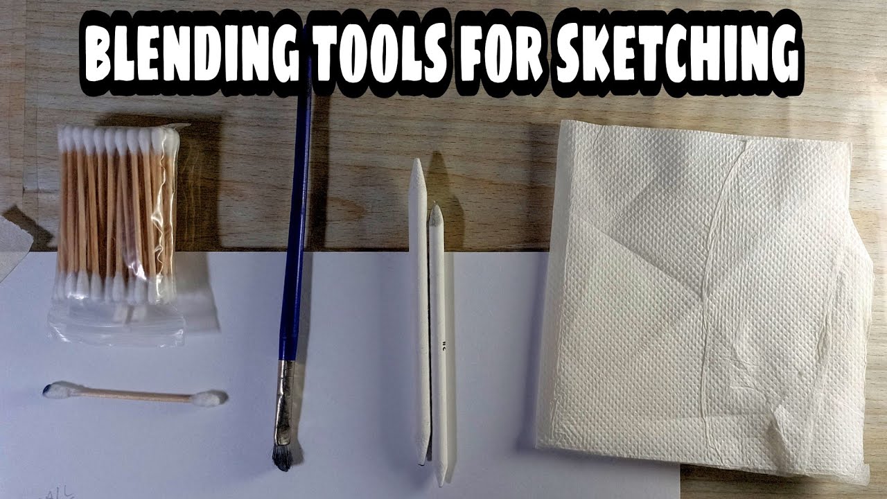 Blending tools for sketching | roop arts - YouTube