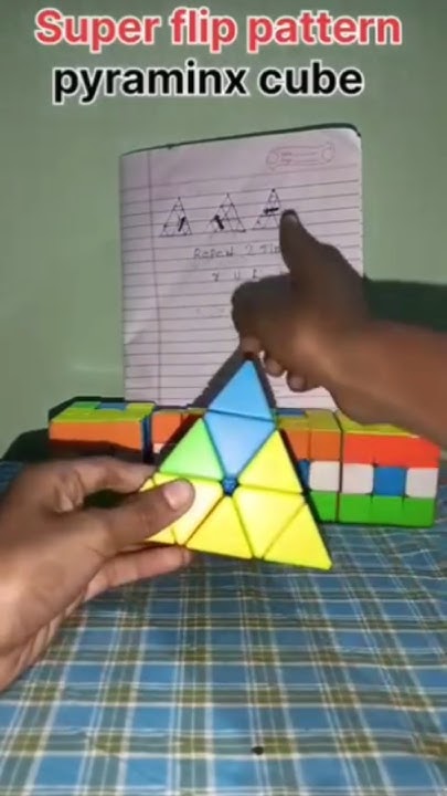 Pyraminx cube pattern trick #trending - YouTube