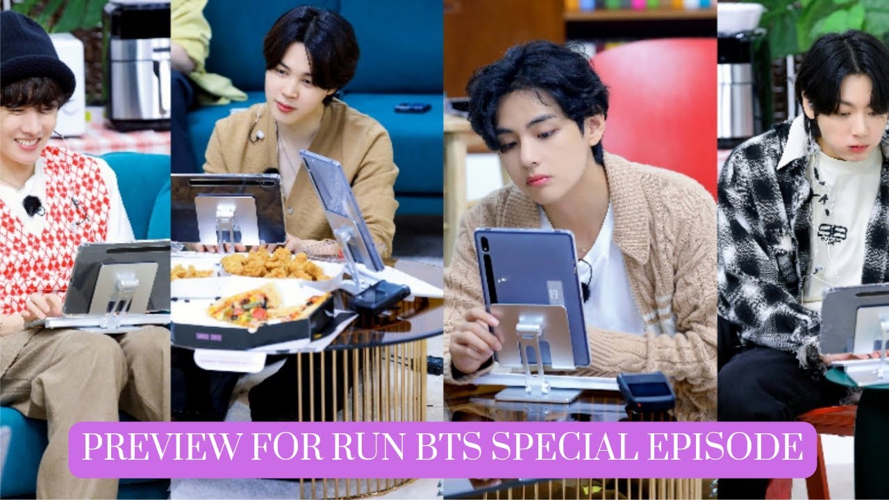 Preview of Special Episode of Run BTS & They look all cute and handsome ...