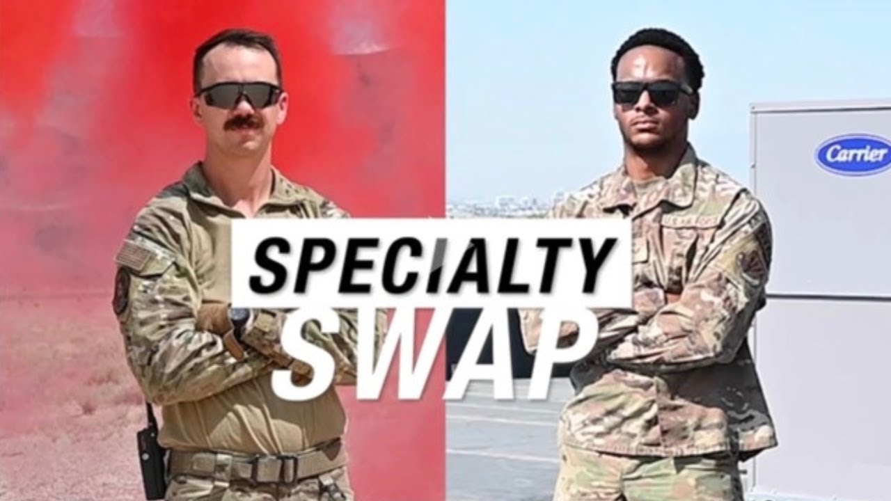 Air Force Job Swap: SERE 1T0X1 and HVAC 3E1X1 - YouTube