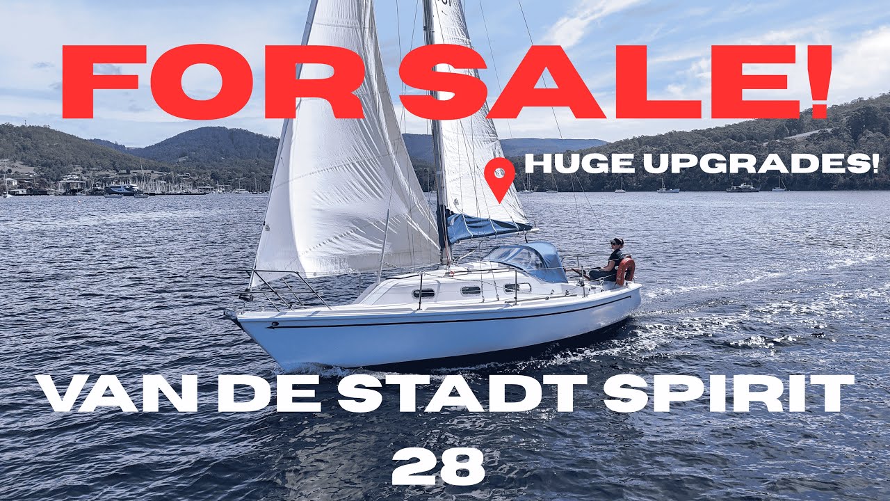 FOR SALE! Van De Stadt Spirit 28 "Marco" - YouTube