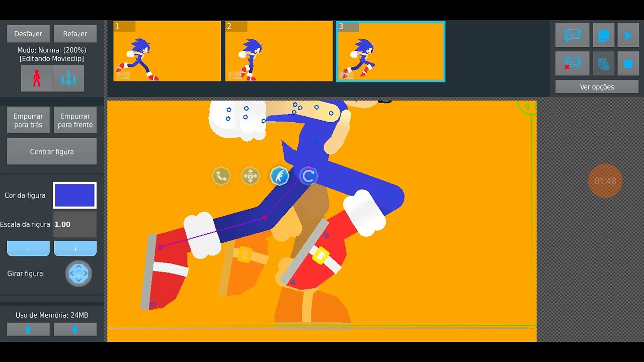 Ensinando a fazer o sonic correr no Stick nodes - YouTube