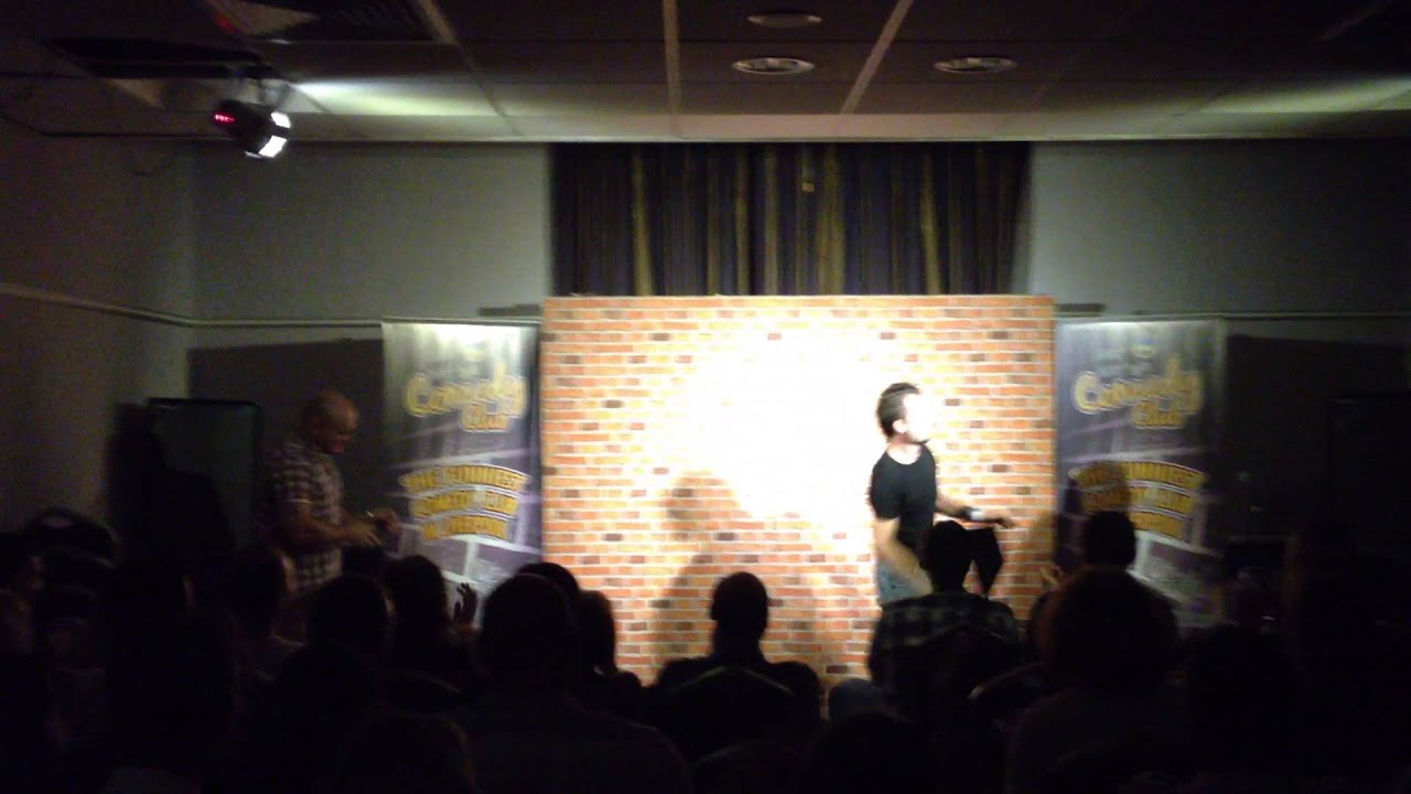 Sully O'Sullivan with a unique stage dive at Hot Water Comedy Club ...
