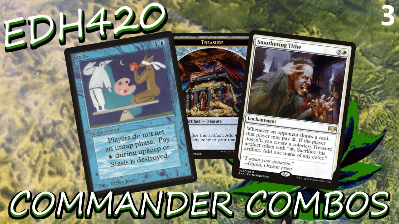 Commander Combos Ep 3 Stasis & Smothering Tithe magic cedh edh ...