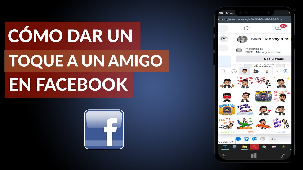 Cómo Dar un Toque a un Amigo en Facebook - Fácil y Rápido - YouTube