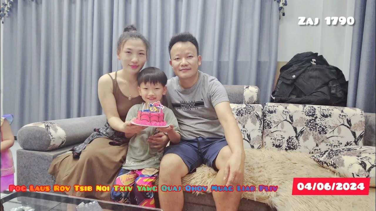 Pog Laus Rov Tsib Nqi Txiv Yawg Quaj Qhov Muag Liab Pliv 04/07/2024 - YouTube