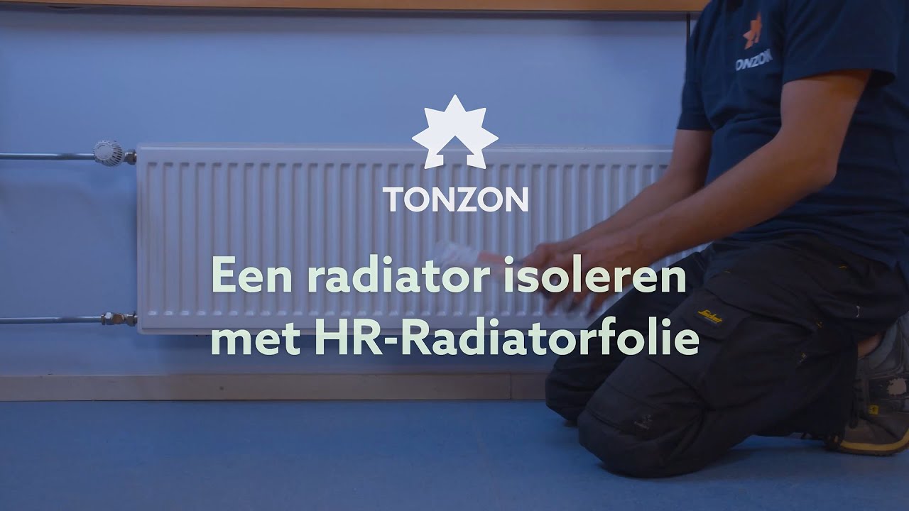 Een radiator isoleren met TONZON HR Radiatorfolie, drie methodes - YouTube