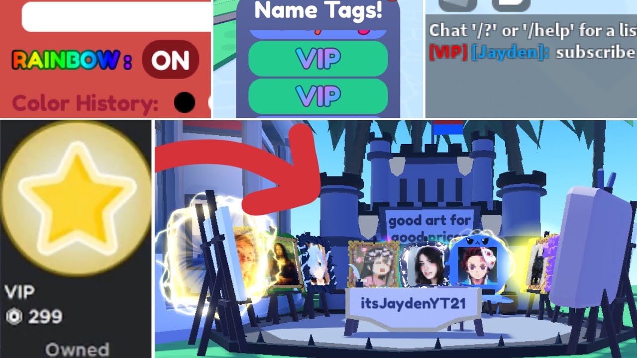 Becoming VIP in Roblox Starving Artists.. - YouTube