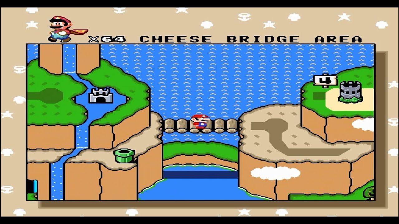 Super Mario World #04 Cheese Bridge Area 60fps - YouTube