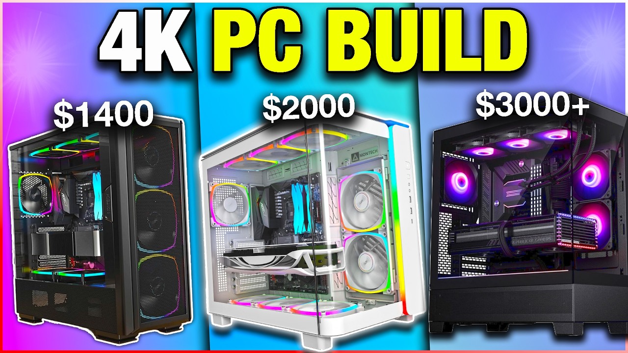 4K Gaming is CHEAP 🤩 Best 4K PC Build For ALL BUDGETS in 2024! - YouTube