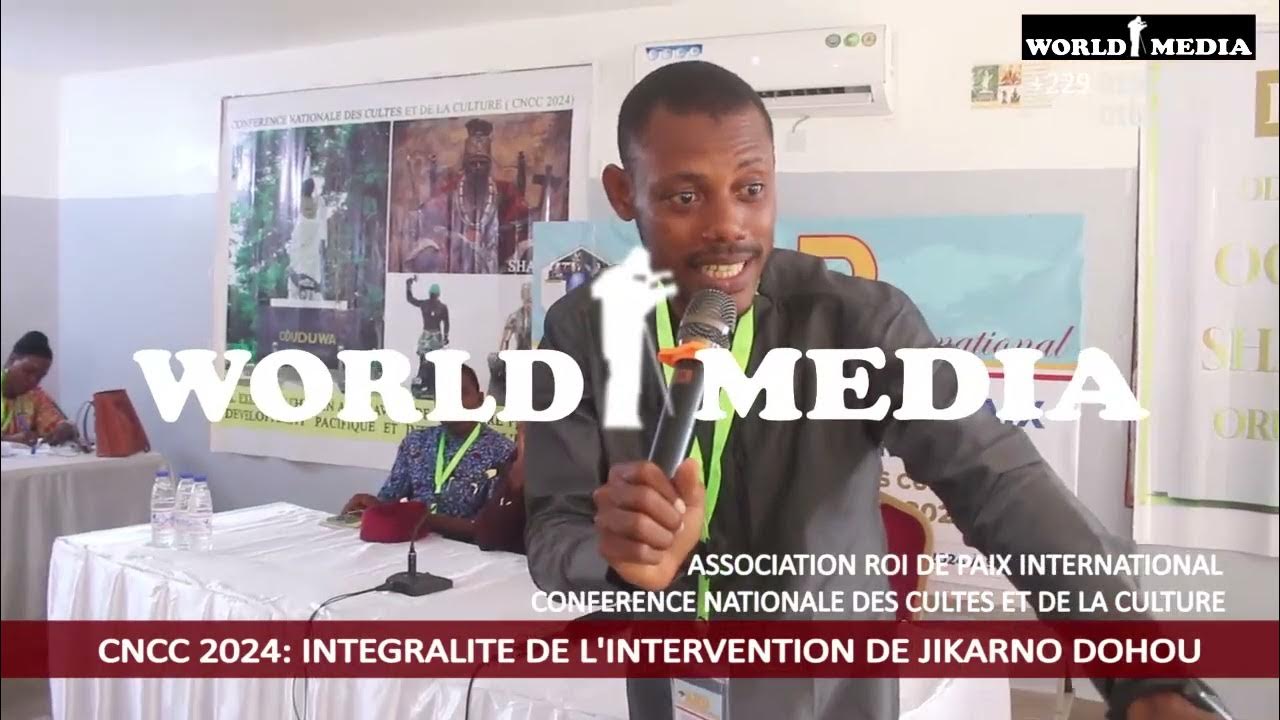 CNCC 2024: Jicarno DOHOU dans l'intégralité de son interview au micro de WORLD MEDIA Télévision ...