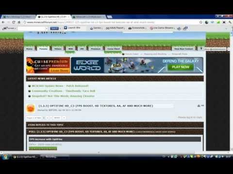 Návodoviny E01 (Optifine, modloader a minimapa) - YouTube