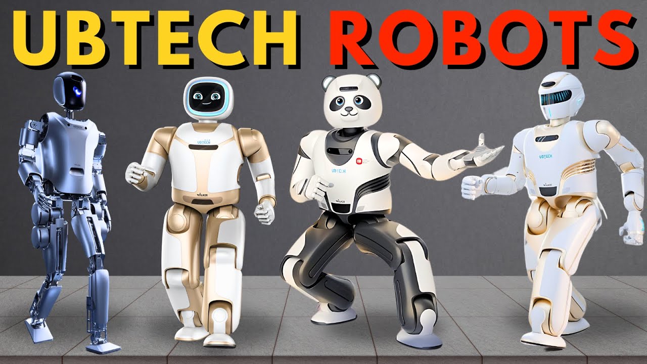4 humanoid robots from UBTECH Robotics that are transforming the world! - YouTube