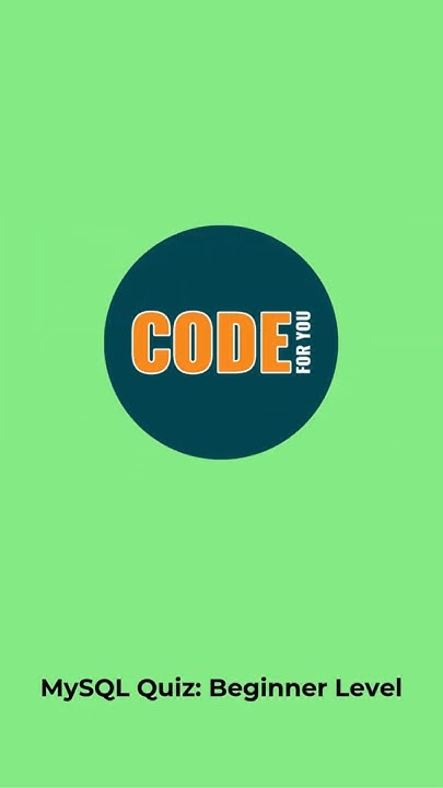 Beginner MySQL Quiz #1 | Test Your SQL Skills 📝 #SQL #MySQL #SQLQuiz ...