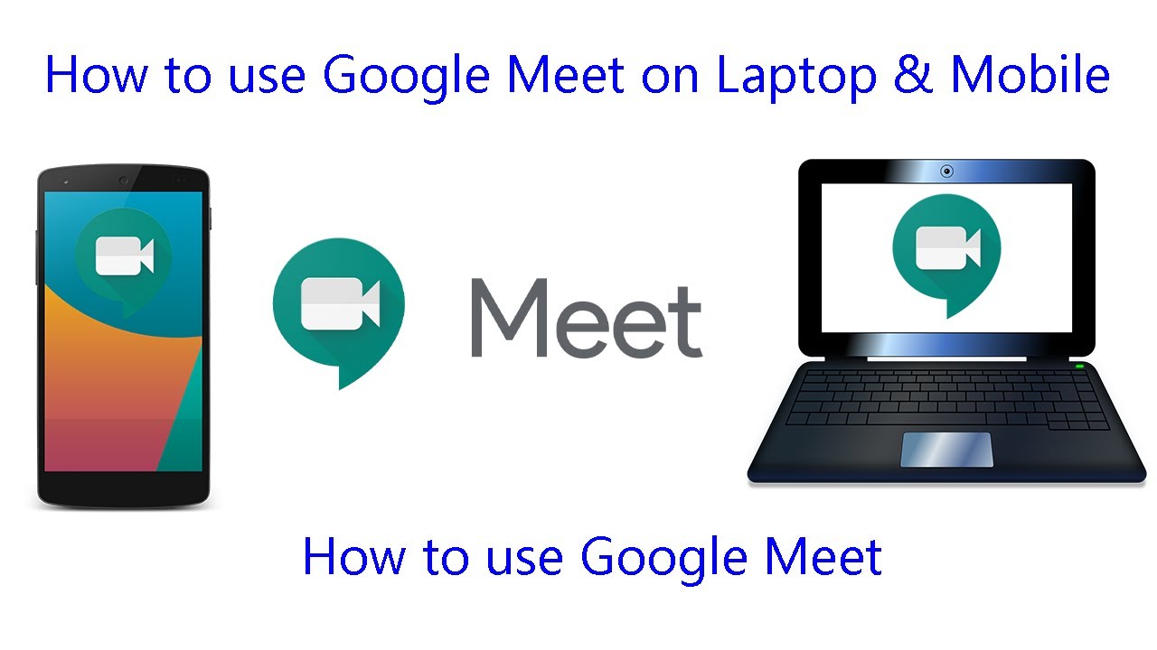 How to use google meet app!How to use google on laptop - YouTube