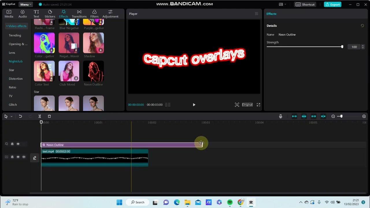 How To Create Neon Text Effect In CapCut PC Easily? Easy CapCut ...