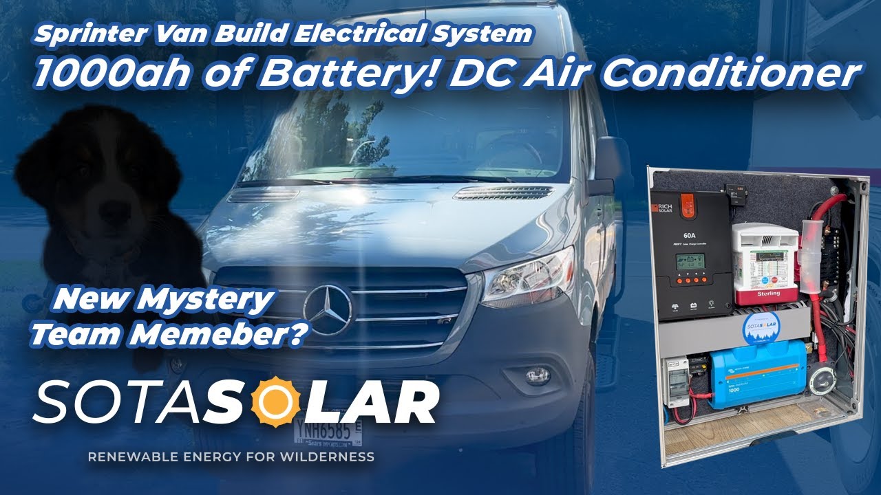 Sprinter Van Off Grid Power System 1000ah battery, Dometic RTX AC, 600w ...
