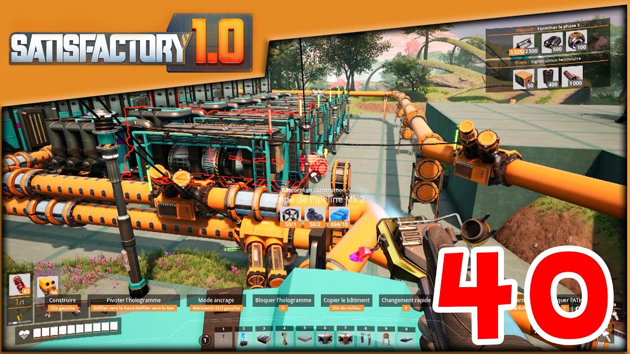 Satisfactory 10 Episode 40 On Optimise Un Peu Lénergie Fr 40 Youtube