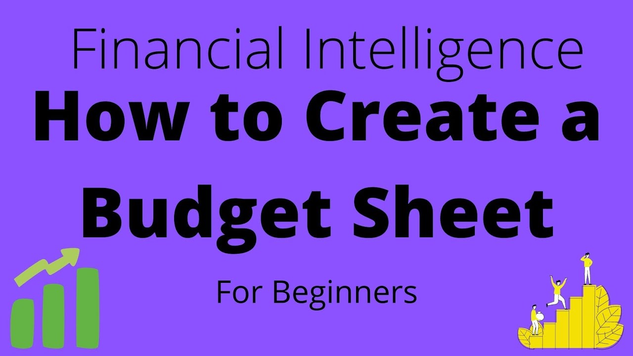 How To Create A Budget For Beginners YouTube How To Create A Budget For Beginners YouTube