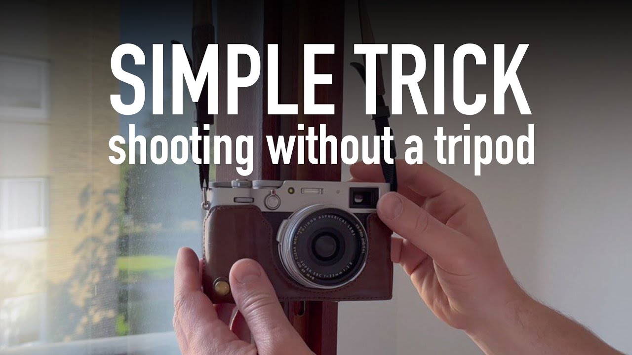 No Tripod? No Problem! Simple Window Trick for Camera Shooting - YouTube