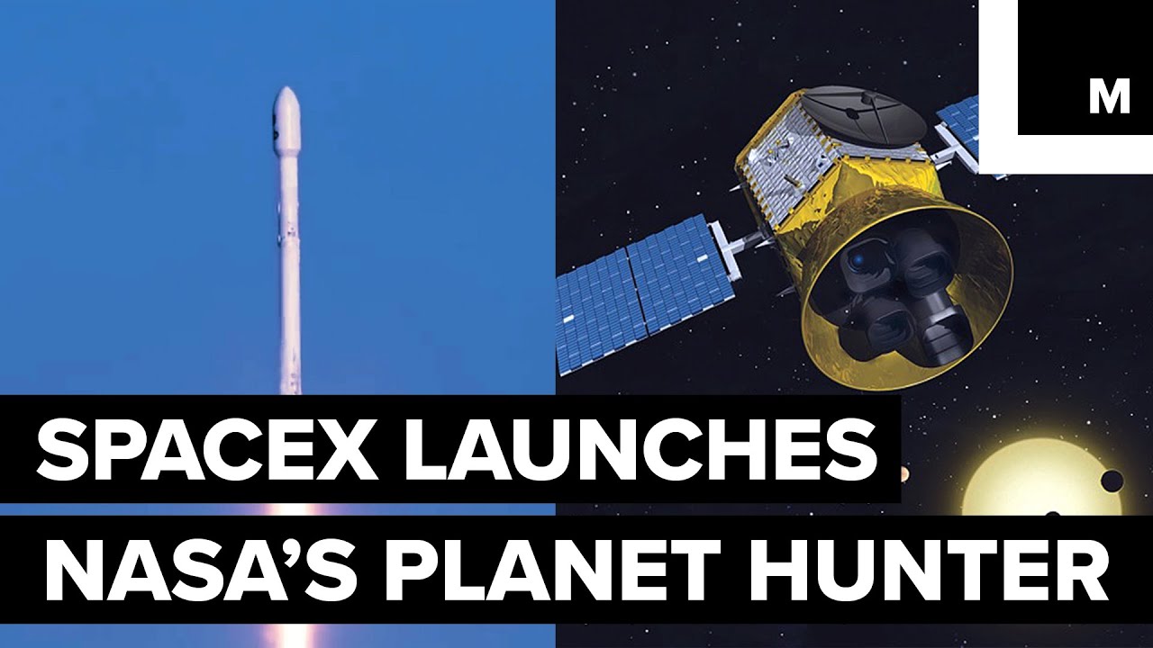NASA's 'TESS' Planet Finder Satellite Rode a Falcon 9 to Space - YouTube