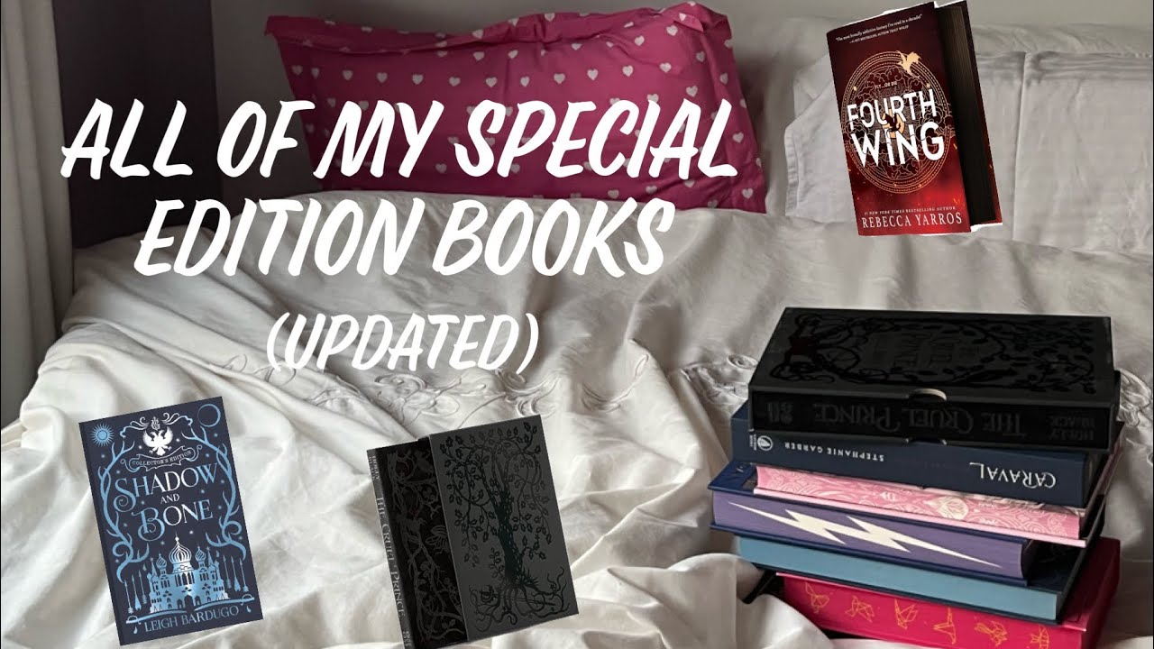 all of my special edition books (updated!) - YouTube