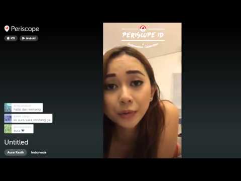Aura Kasih & Brownie   pembuatan v klip Bukan Dia Periscope1
