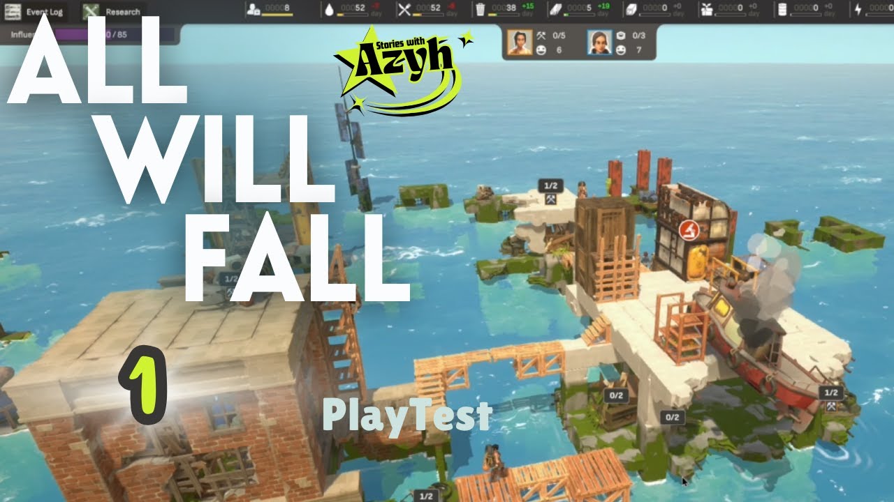 Building homes from boxes of scraps | All Will Fall Play Test | Part 1 ...