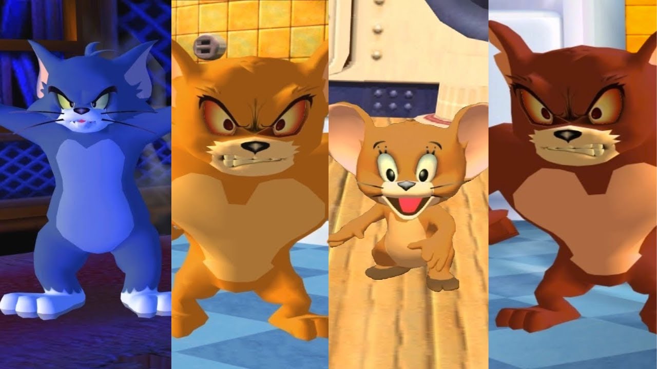 Tom and Jerry War of the Whiskers(2v2):Tom and M.Jerry vs Jerry and M ...