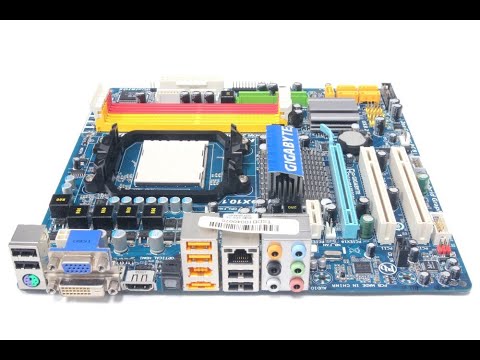 ATI Radeon HD 4200 мини тест,обзор(Gigabyte GA-MA785GM-US2H) - YouTube