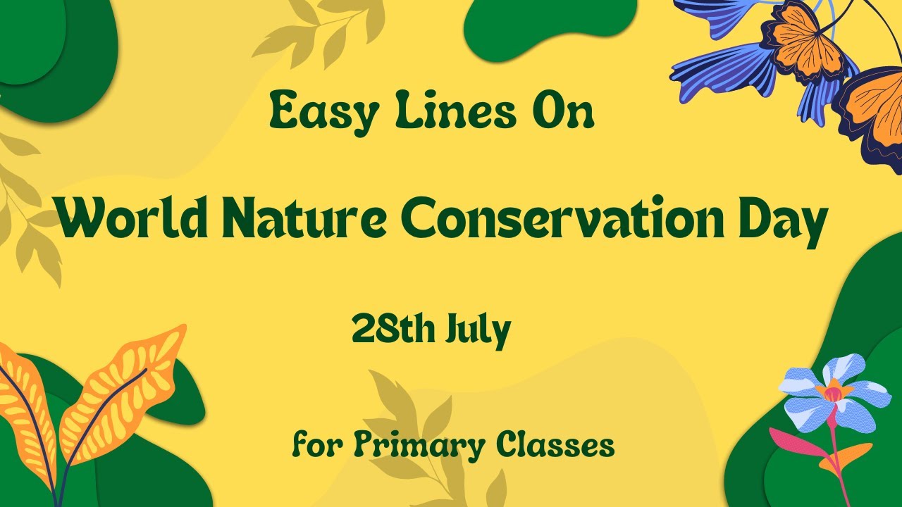 Speech on Nature Conservation | Essay On Nature Conservation | Essay In ...