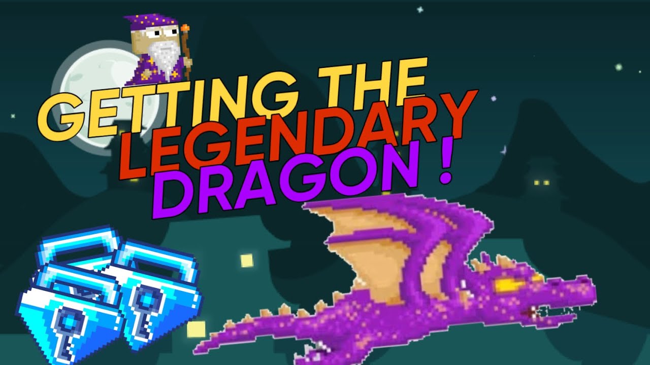 GrowTopia | GETTING LEGENDARY DRAGON! - YouTube
