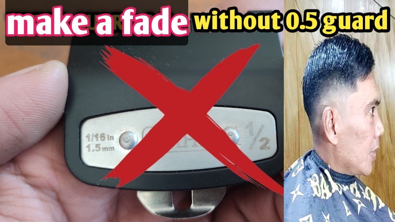NO 0.5 GUARD fade haircut tutorial - YouTube