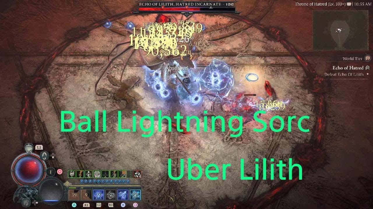 D4 Ball Lightning Sorc//Uber Lilith - YouTube