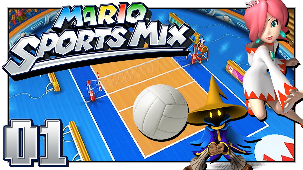 Mario Sports Mix - Teamwork! - Part 1 - Volleyball - YouTube