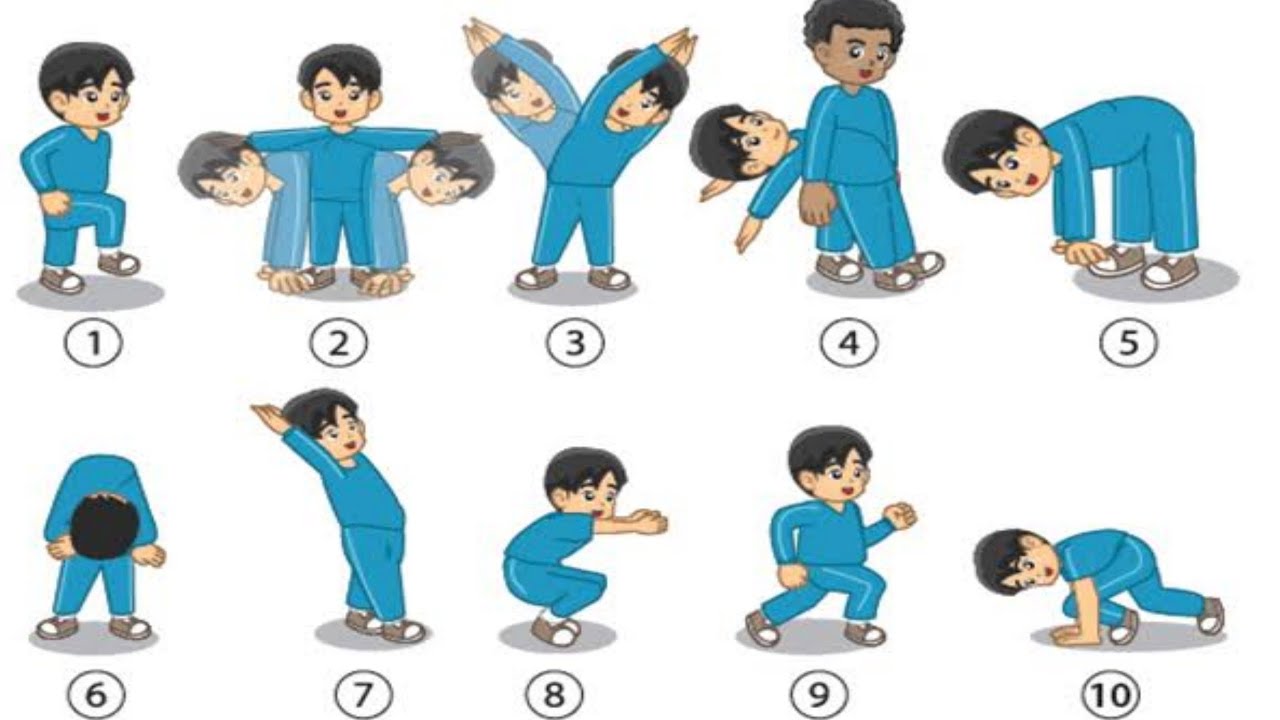 Contoh Gerakan Statis dan Dinamis - YouTube