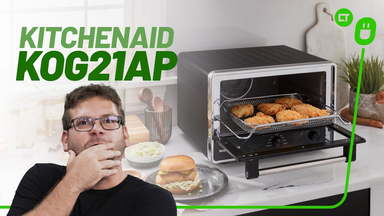 KitchenAid KOG21AP: um combo de forno elétrico com air fryer - YouTube