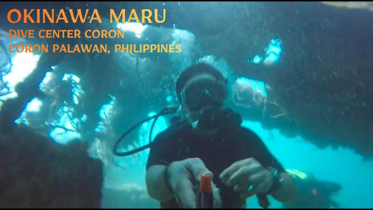 Okikawa Maru Japanese WWII Shipwreck Scuba Diving-Coron Palawan ...