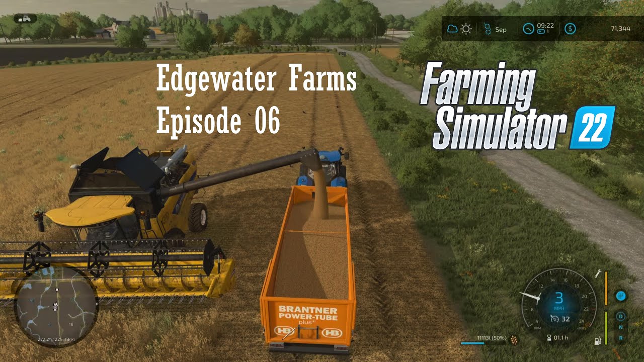 Wheat - Edgewater episode 06 - Farming Simulator 22 - YouTube