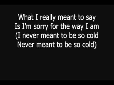 Crossfade - Cold [HQ +Lyrics] - YouTube
