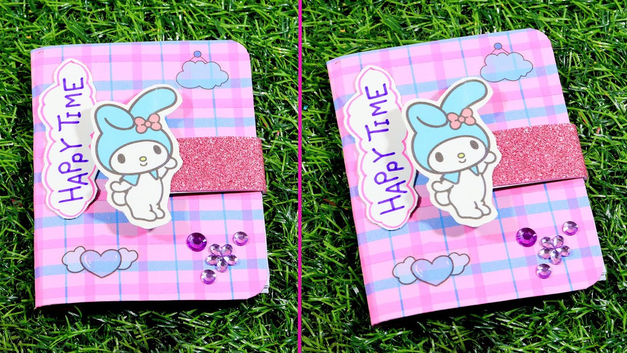 How to Make Paper Notebook | DIY Paper Notebook Craft Idea | Handmade ...