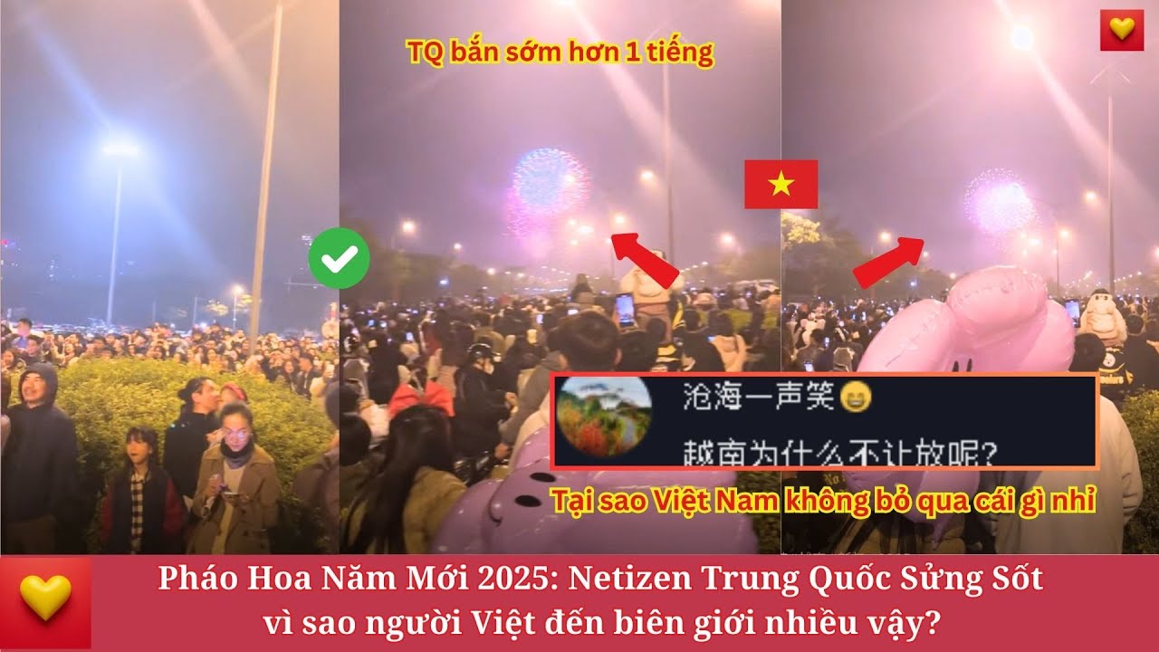 Pháo Hoa Năm Mới 2025: Netizen Trung Quốc Sửng Sốt vì sao người Việt ...