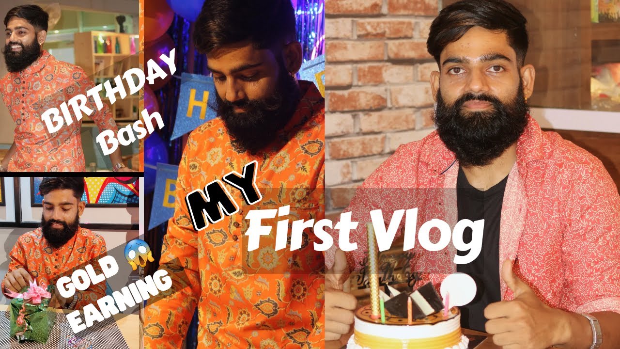 My first vlog💥 || Birthday Bash ️|| Pranav Singh Rajput - YouTube