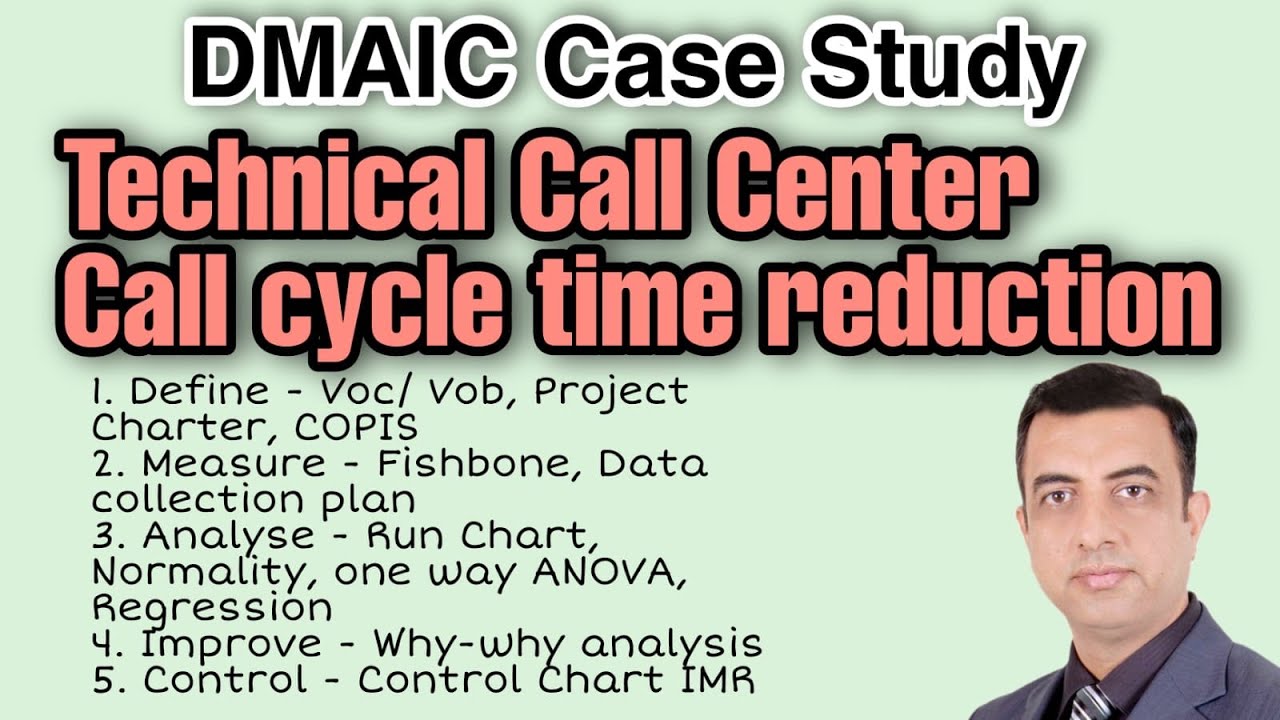 Complete DMAIC Case Study on Cycle Time Reduction of a Technical Call ...