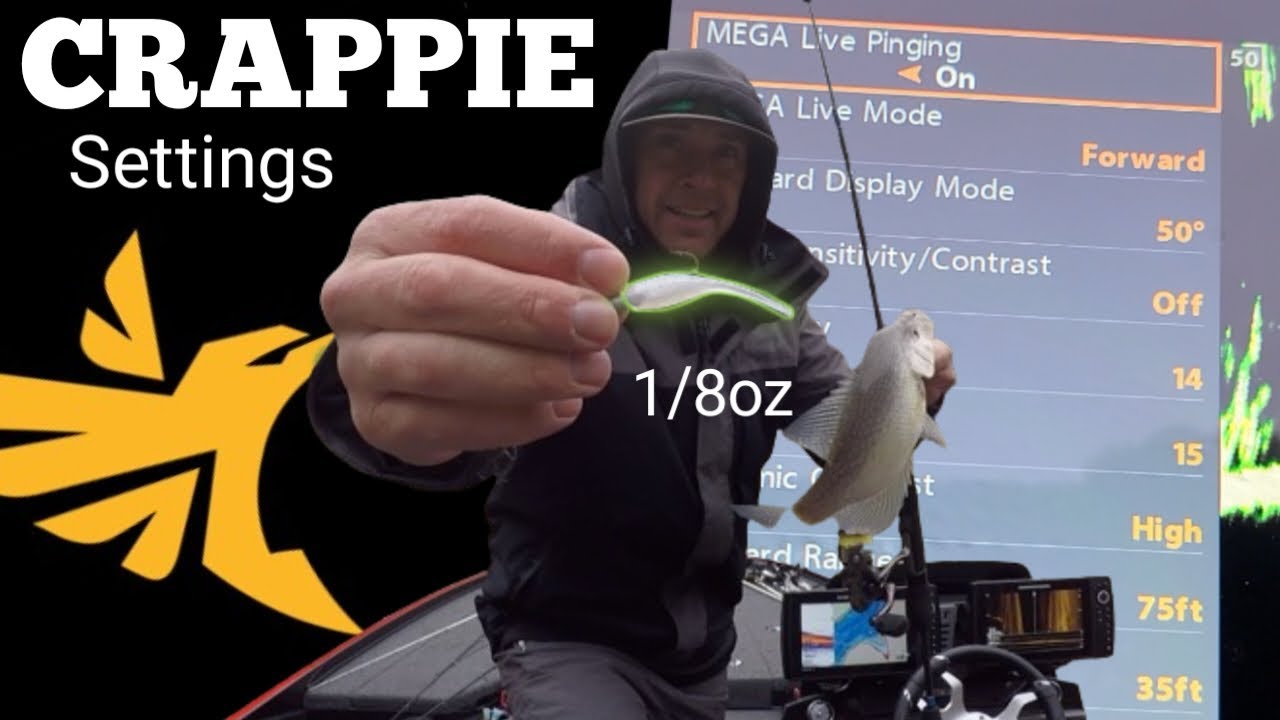 MEGA Live Settings for Crappie Jigs - YouTube