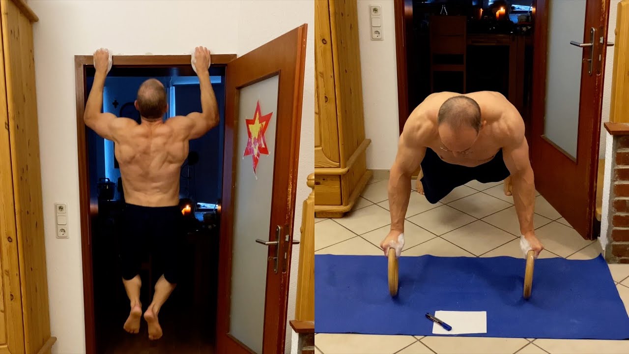 Only 18 Pull Ups And 18 Push Ups? Why? (Two Different Types Of Grip ...