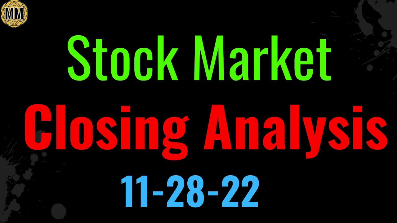 Stock Market closing analysis. updates on trade ideas and stock charts ...